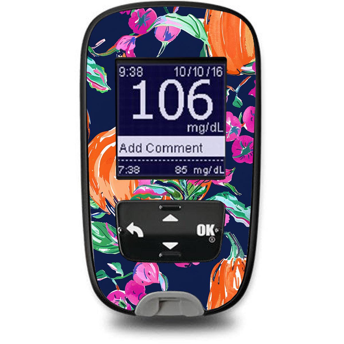 Preppy Pumpkin for the Accu-Chek Guide Glucometer | Pump Peelz
